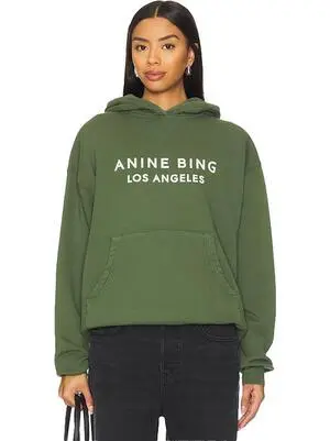ANINE BING Alto Hoodie - Dark Olive