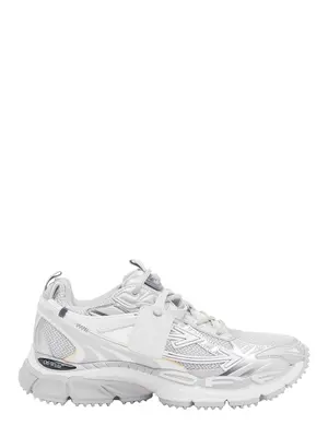 Off-White Be Right Back" Panelled Mesh Sneakers - Grey