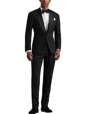 Polo Ralph Lauren Tailored Wool Barathea Shawl Tuxedo - Black