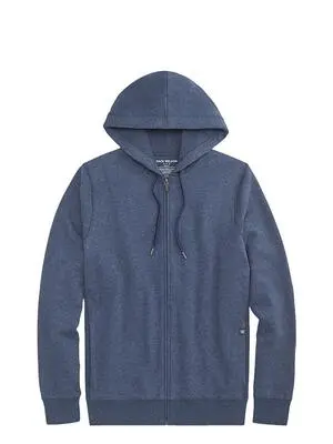 Mack Weldon Ace Zip Front Hoodie - Navy Heather