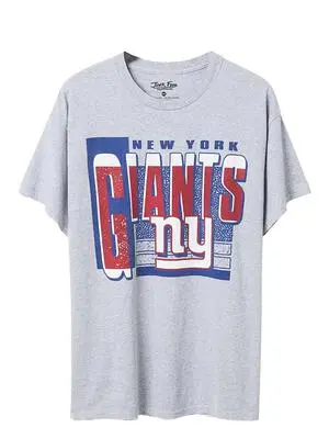 Junk Food Clothing Nfl New York Giants Complete Tee - Heather Gray