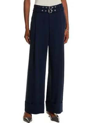 Cinq À Sept Cortina Wide Leg Pants - Navy