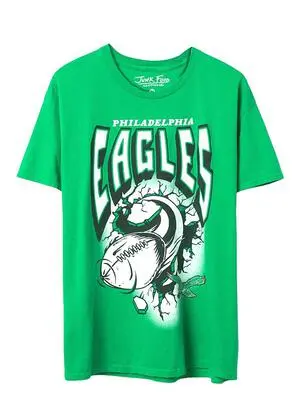 Junk Food Clothing Nfl Philadelphia Eagles Breakthrough Flea Market Tee - Kelly
