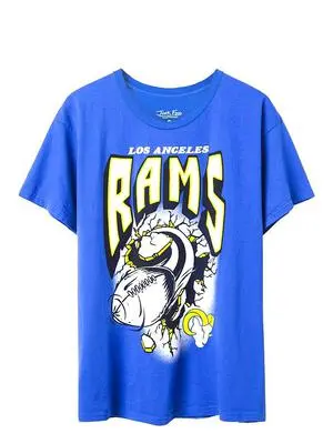 Junk Food Clothing Nfl Los Angeles Rams Breakthrough Flea Market Tee - Royal