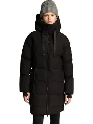 ALPENHAUS Cluze Mid-length Square Quilted Puffer - Black