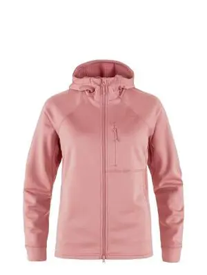Fjallraven Abisko Grid Fleece Hooded Jacket - Dusty Rose