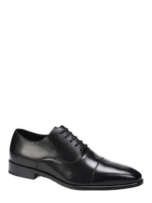 ANTHONY VEER Cap-Toe Oxford Black