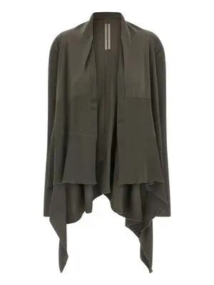 Rick Owens Medium Wrap Cardigan - Gray