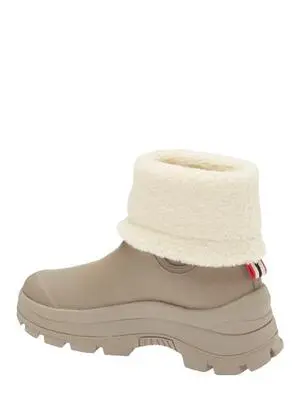 Hunter Hunter Esme Lug Sole Waterproof Snow Bootie Medium Natural