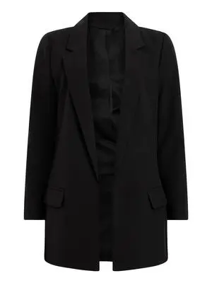 ALLSAINTS Aledia Open-front Blazer - Black
