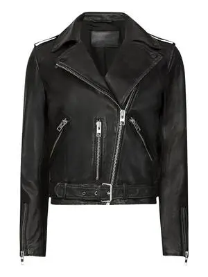 ALLSAINTS Leather Balfern Biker Jacket - Black
