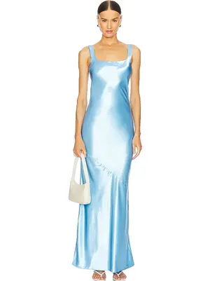 L'academie Laetitia Maxi Dress - Blue