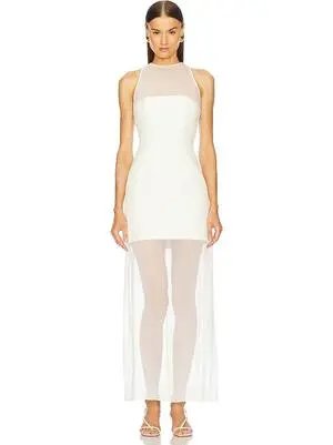 L'academie Amiens Maxi Dress - Ivory