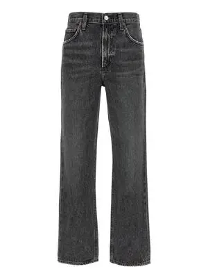 AGOLDE Straight Leg Jeans - Grey 1