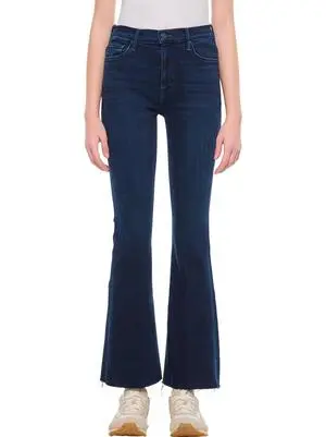 MOTHER MOTHER Flared Stretch Jeans Denim