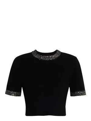 A.L.C. Maeve Embellished Top - Blacksilv