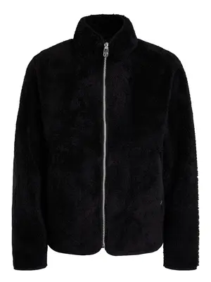 Rag & Bone Felix Fleece And Shell Jacket - Black