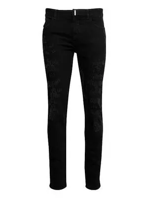 Givenchy Mid-rise Straight-leg Jeans - Black