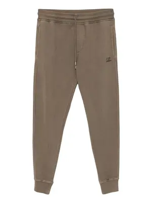 C.P. COMPANY Logo-embroidered Track Pants - Neutrals
