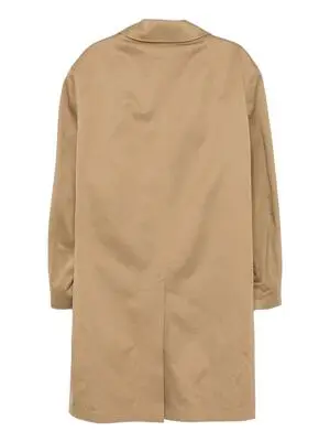 Saint Laurent Cotton Gabardine Trench Coat - Neutrals