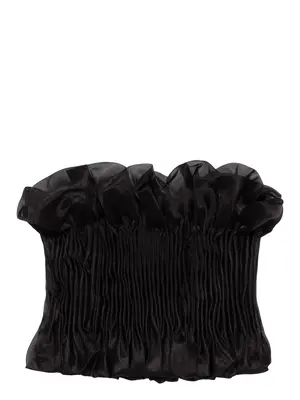 Acler Clements Strapless Top - Black