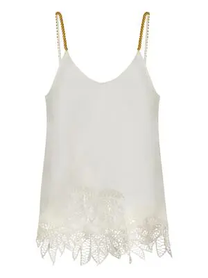DIOTIMA Bennett Silk Camisole Top - White