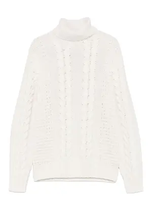 Brunello Cucinelli Cable-knit Sweater - White