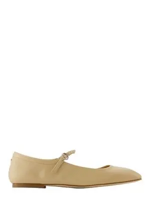 AeydĒ Leather Ballerina Shoes - Neutrals
