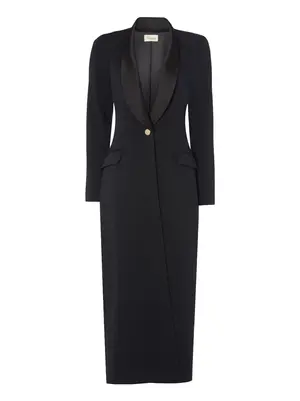 TEMPERLEY LONDON Enzo Single-breasted Coat - Black