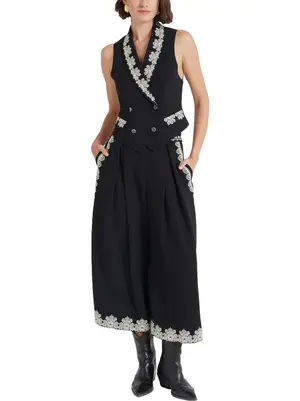 TEMPERLEY LONDON Lottie Waistcoat - Black