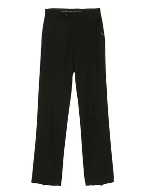 Martine Rose Pinstriped Tailored Trousers - Black