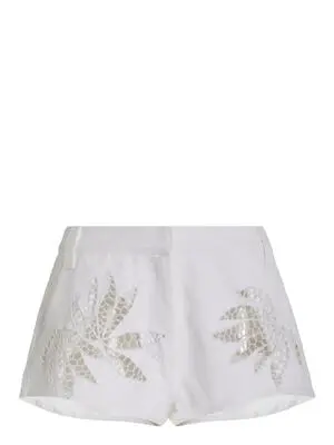 DIOTIMA Rider Cotton Shorts - White