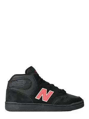 NEW BALANCE Numeric 480 High Chocolate Skateboardsin Sneakers - Black/red
