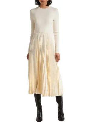 Ralph Lauren Wool-blend Maxi Dress - Beige