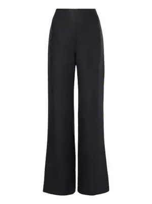 Faithfull The Brand Ilride Linen Wide-leg Pants - Black