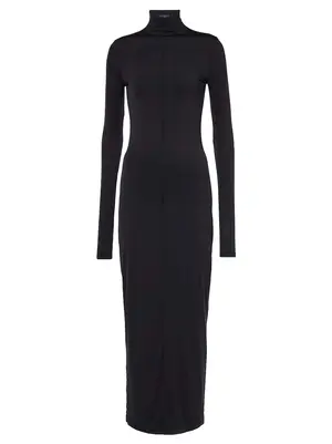 Wardrobe.NYC Knitted Maxi Dress - Black