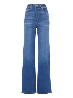RE/DONE 70s High-rise Wide-leg Jeans - Blue