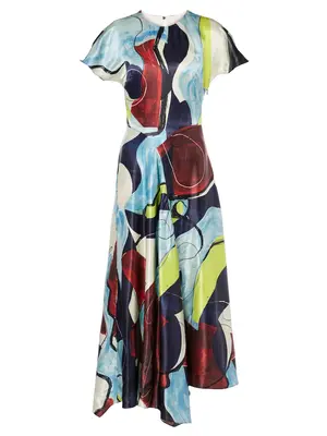 ROKSANDA Adriana Printed Midi Dress - Multicoloured