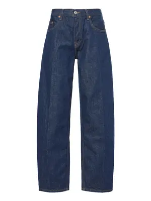 RE/DONE Wide Taper Wide-leg Jeans - Blue