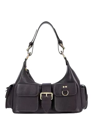 The Kooples Amelia Multi-pocket Leather Shoulder Bag - Brown
