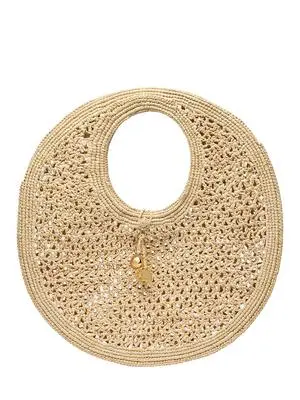Jacquemus Le Rond Raffia Tote - Natural
