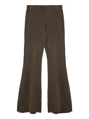 ENTIRE STUDIOS Organic Cotton Flared Trousers - Green