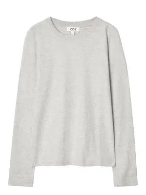 Cos 24/7 Long-Sleeved T-Shirt Grey