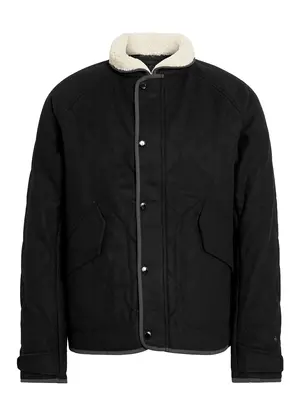 Rag & Bone Heywood Quilted Wool-blend Felt Jacket - Black