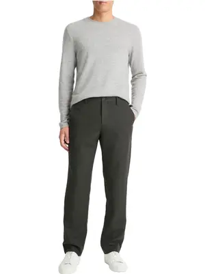 Vince Owen Athletic Wool Suiting Pant - Black