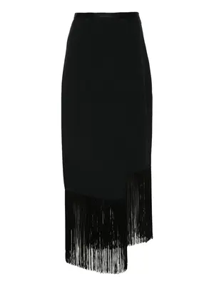 TALLER MARMO El Pareo Midi Skirt - Black
