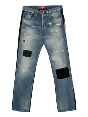 Junya Watanabe Patchwork Jeans - Blue