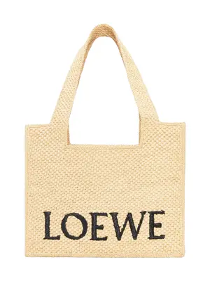 LOEWE LOEWE Font Raffia Tote