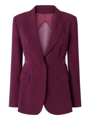 Pinko Cady Single-breasted Blazer - Pink