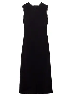 Prada Interlock Crêpe Dress - Black